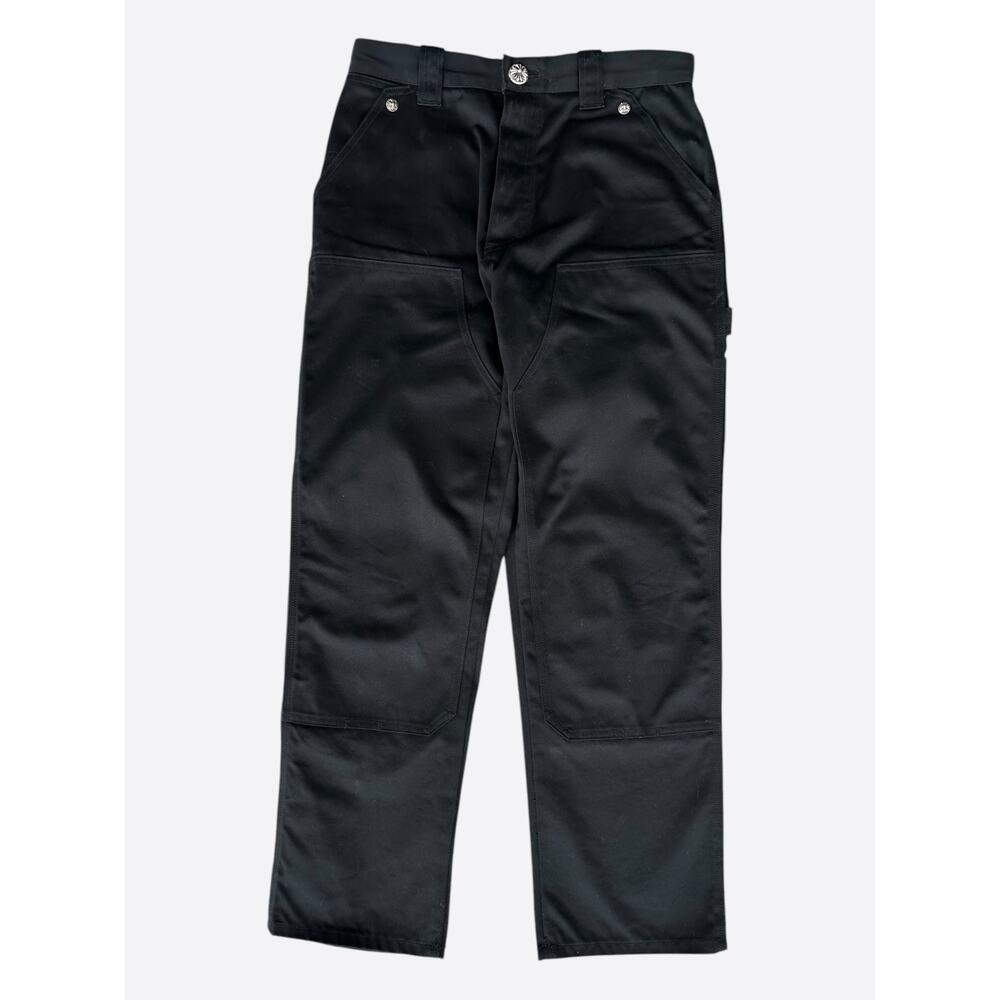 Chrome Hearts Black Carpenter Pants - Gem